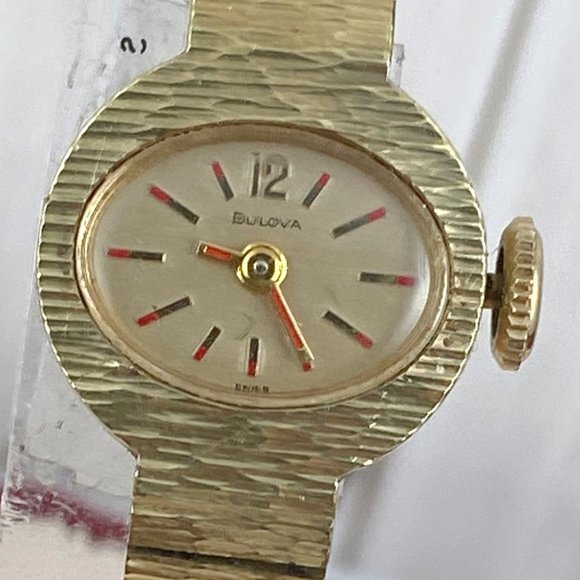 Bulova | Accessories | Vintage 971 Bulova Goddess Of Time 2 Micron Gold ...